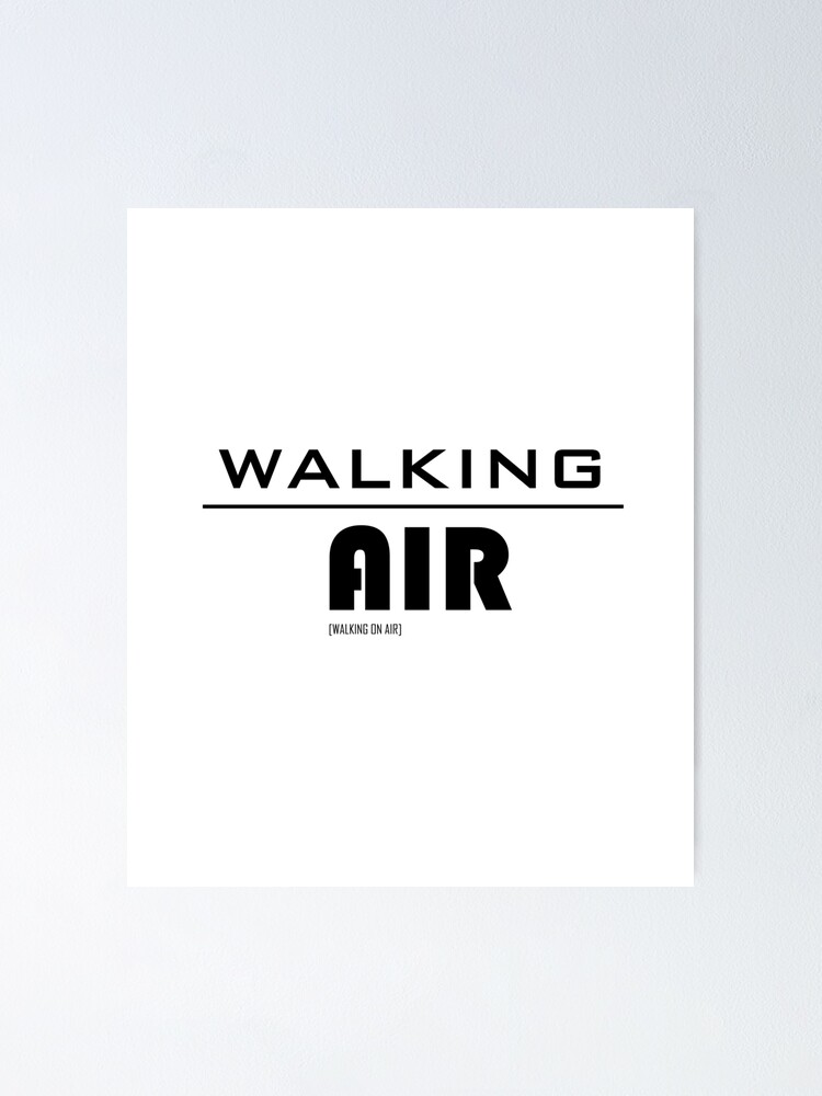 "Walking on Air - Word Puzzle" Poster for Sale by MadFE | Redbubble