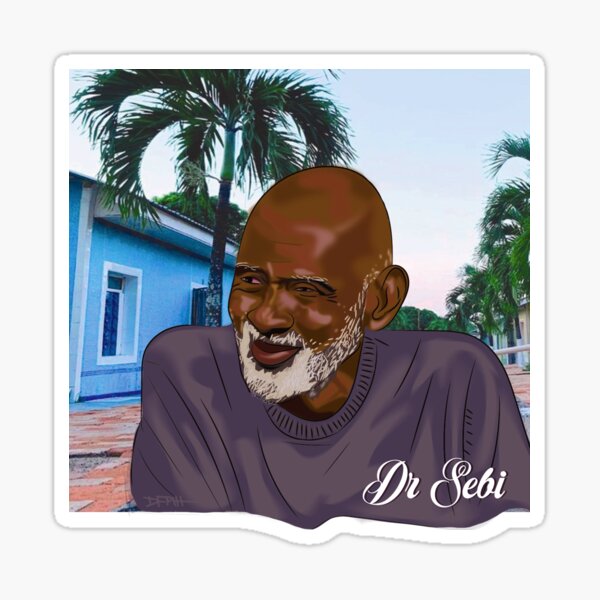 "Dr Sebi Usha" Sticker for Sale by DFMHart | Redbubble