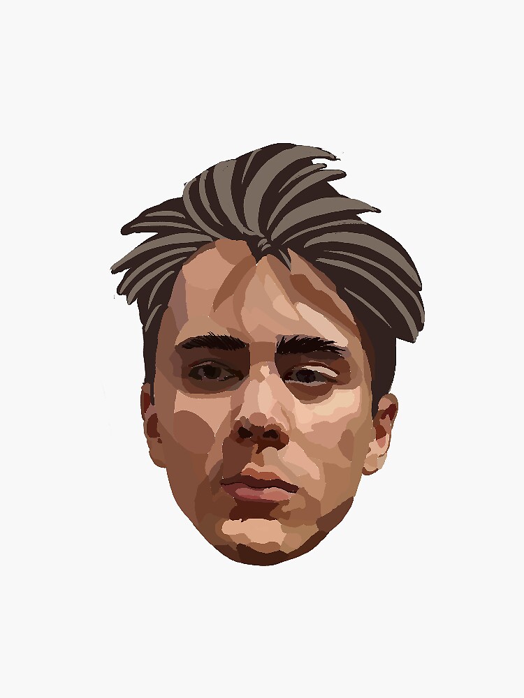 "Boy face" Sticker for Sale by velekbogi | Redbubble