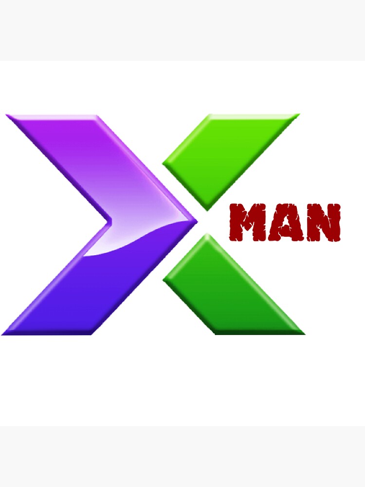"Xman design in red bubble " Sticker for Sale by Vinod0007 | Redbubble