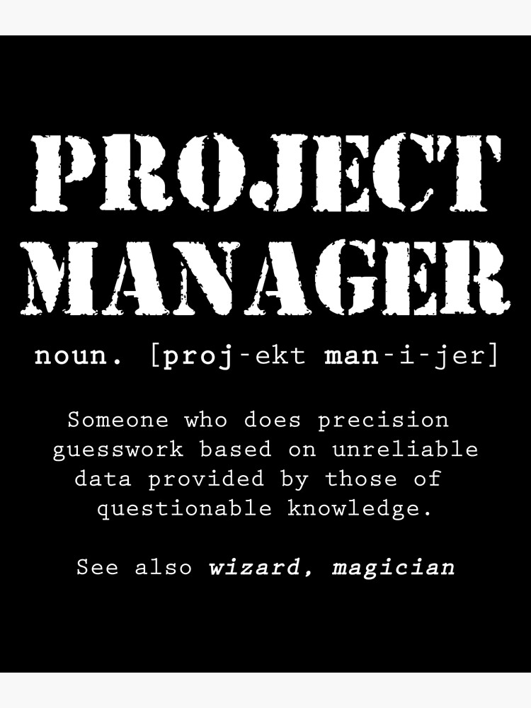 "Funny Project Manager Dictionary Definition Gift Military Style ...