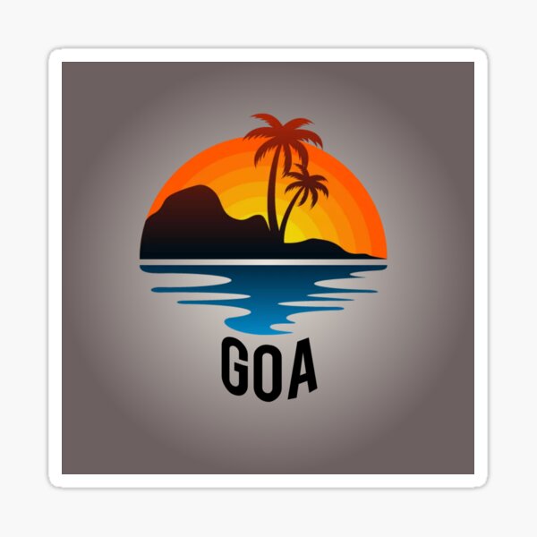 "Goa colorful paradise" Sticker by sanjeevdaniel | Redbubble