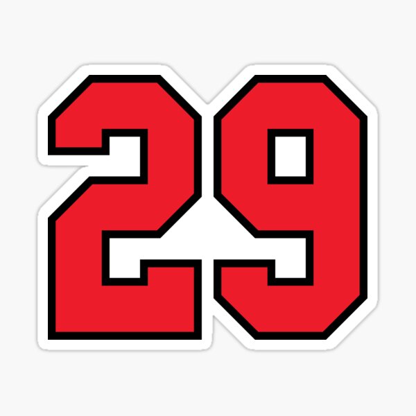 Number 29 Stickers | Redbubble