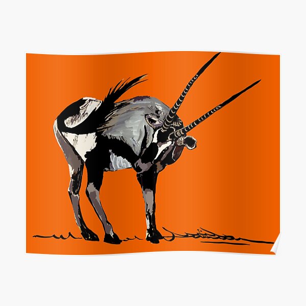 "Oryx" Poster for Sale by michdevilish | Redbubble