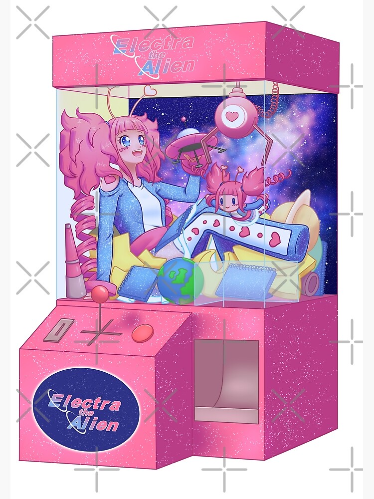 "Electra the Alien Claw Machine" Poster for Sale by T-Illustration ...