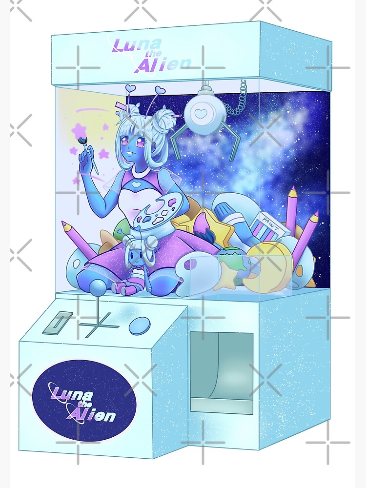 "Luna the Alien Claw Machine" Photographic Print for Sale by T ...
