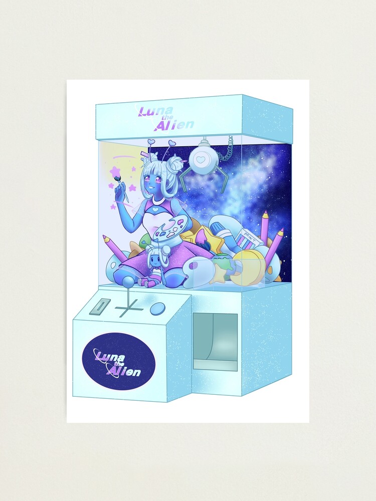 "Luna the Alien Claw Machine" Photographic Print for Sale by T ...
