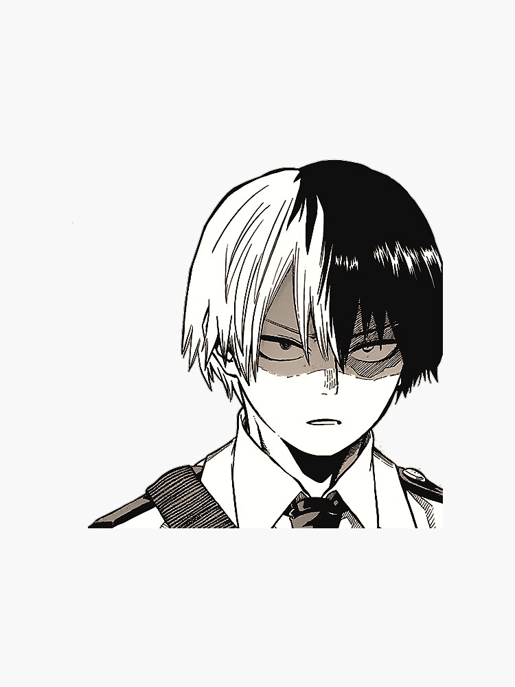 "Todoroki" Sticker for Sale by Stretchkai | Redbubble