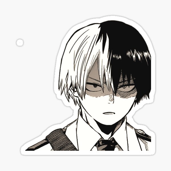 "Todoroki" Sticker for Sale by Stretchkai | Redbubble