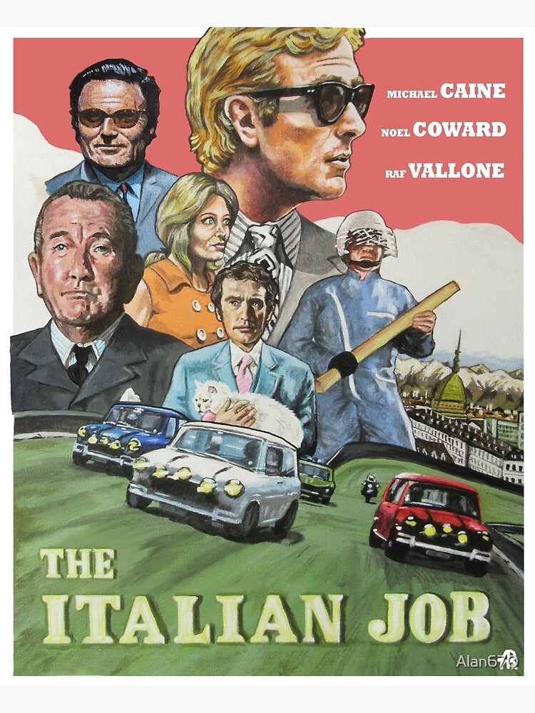 "Italian job poster" Poster for Sale by Alan67Q | Redbubble