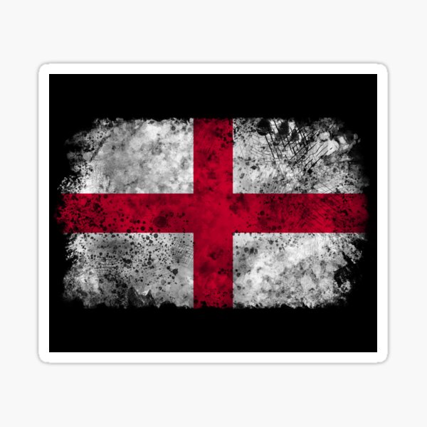 "Vintage England flag" Sticker by RedMapleFTY | Redbubble