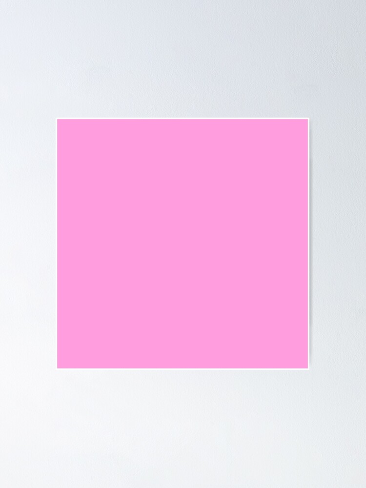 "Plain Pink Color" Poster by ArtsyJulez | Redbubble