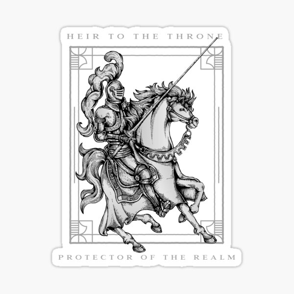 "Heir to the Throne" Sticker for Sale by RoosterSynd | Redbubble