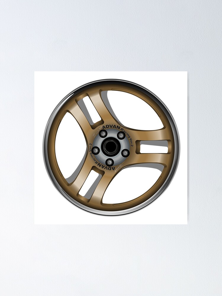 "JDM Rim" Poster by icemanmsc | Redbubble