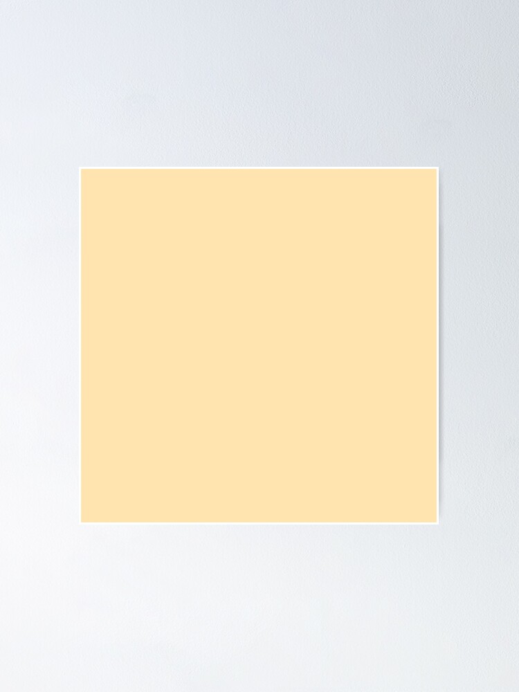 "Plain Cream Color" Poster for Sale by ArtsyJulez | Redbubble