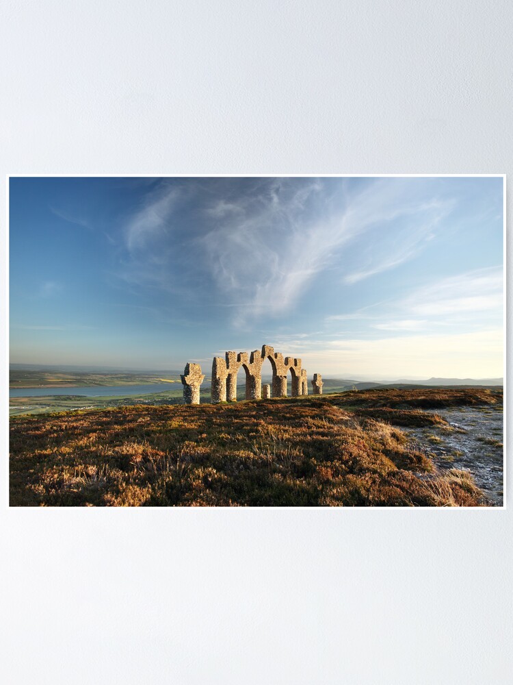 "Fyrish monument " Poster for Sale by dejavu66 | Redbubble