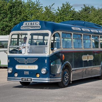 "Royal Blue Coach Service" Greeting Card for Sale by SteveHClark ...