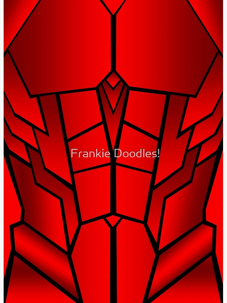 "Art Deco body armor pattern." Poster for Sale by Indigenous-Bert ...