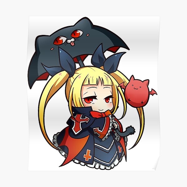 "Rachel Alucard Chibi" Poster for Sale by Eidoloneater | Redbubble
