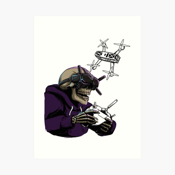 "New 2020 Exclusive DJI Style FPV Skull Pilot PeshiFpv Drone Freestyle ...