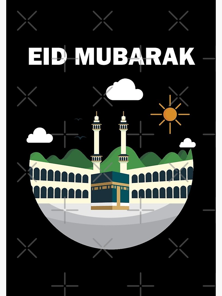 "Eid Mubarak Happy Eid al-Fitr al-Adha Ramadan Kareem The Great Mosque ...