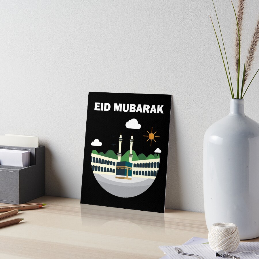 "Eid Mubarak Happy Eid al-Fitr al-Adha Ramadan Kareem The Great Mosque ...