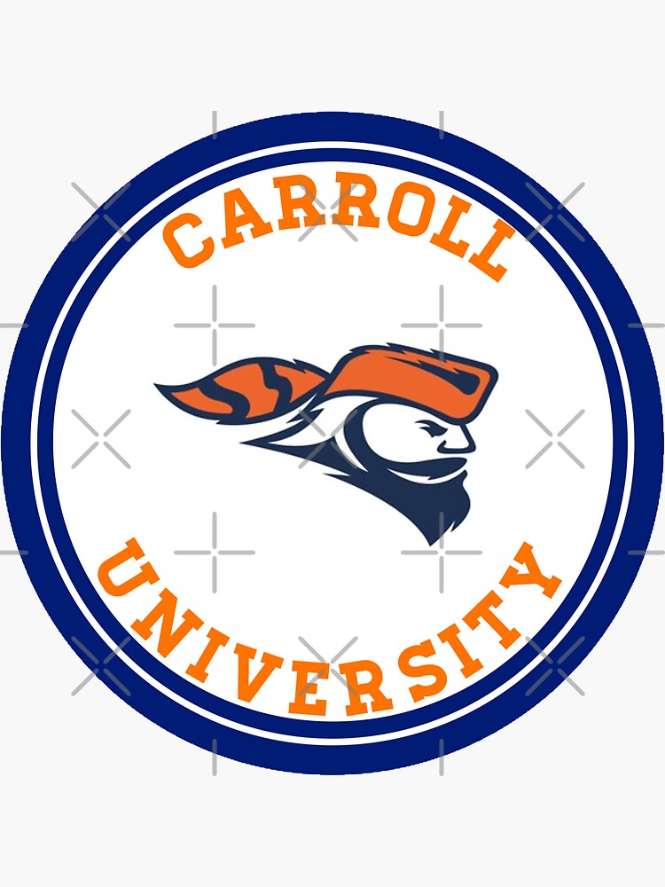 "Carroll University logo" Sticker for Sale by ehalverson101 | Redbubble