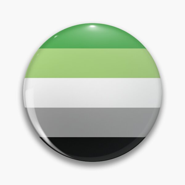 "Aromantic Pride Flag" Pin for Sale by GillyTheGhillie | Redbubble