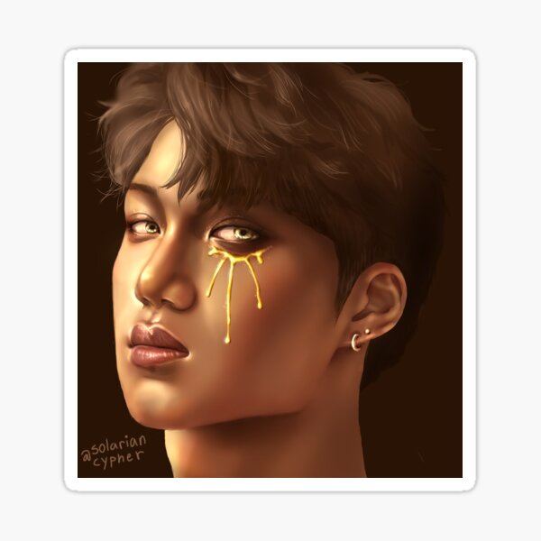 "EXO Golden Kai Stickers" Sticker for Sale by solariancypher | Redbubble