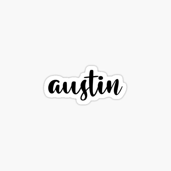 "austin, texas" Sticker by reaganhall18 | Redbubble