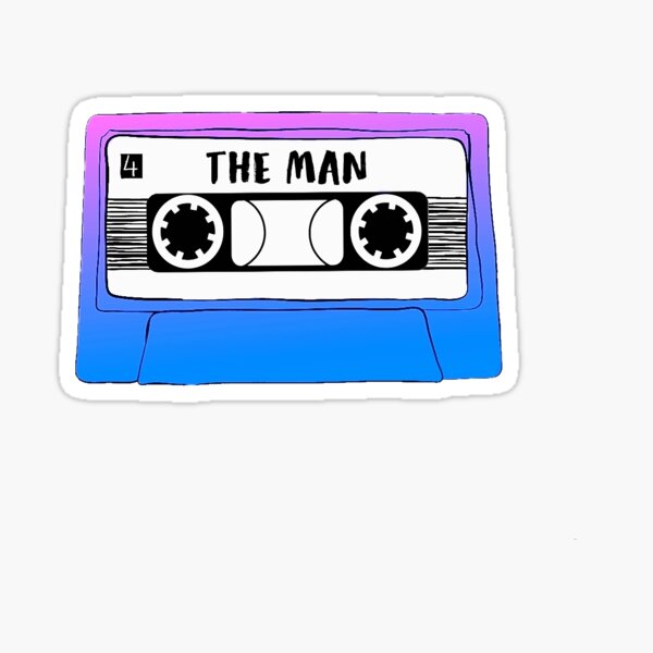"The Man" Sticker by Chloe908090 | Redbubble