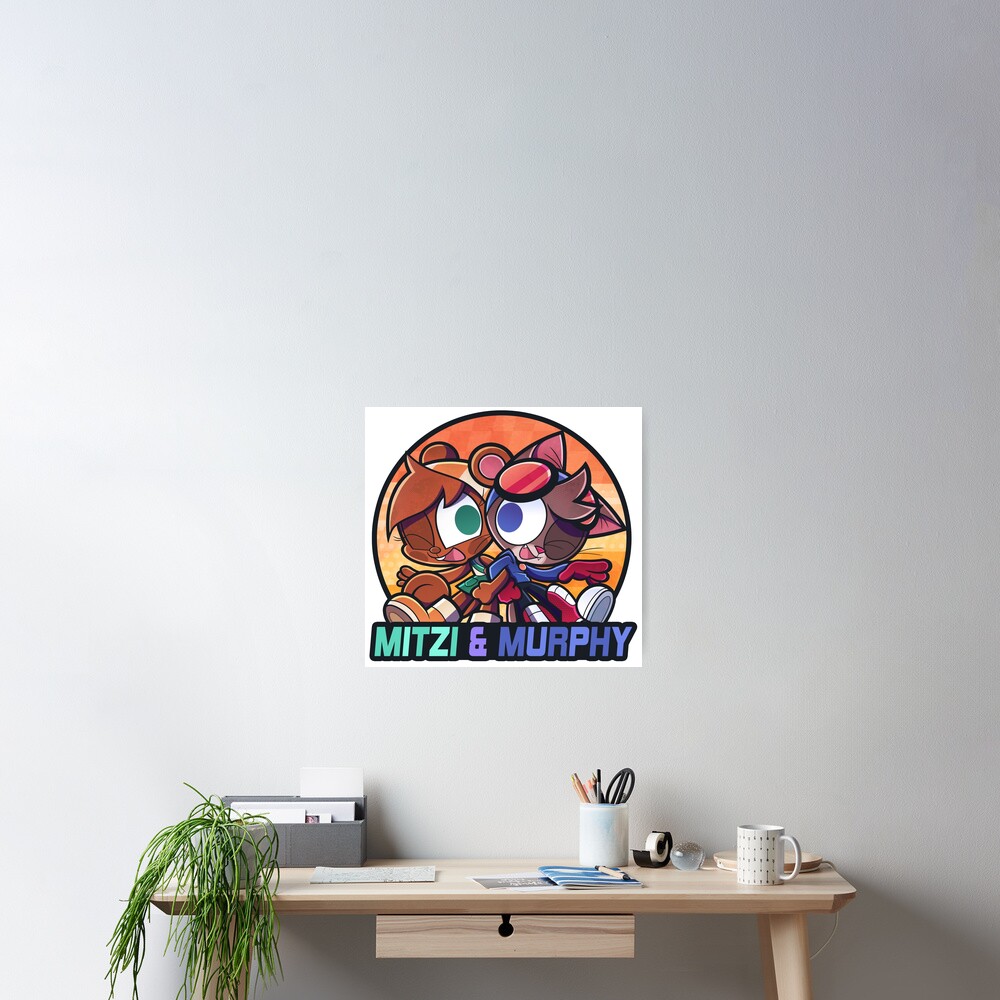 "Mitzi & Murphy" Poster for Sale by AJMarekArt | Redbubble