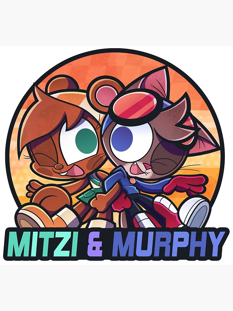 "Mitzi & Murphy" Poster for Sale by AJMarekArt | Redbubble