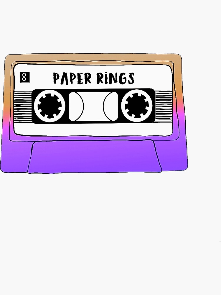 "Paper Rings" Sticker for Sale by Chloe908090 | Redbubble