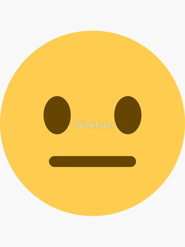 Neutral Face Emoji Emoji Neutral Face PNG, SVG