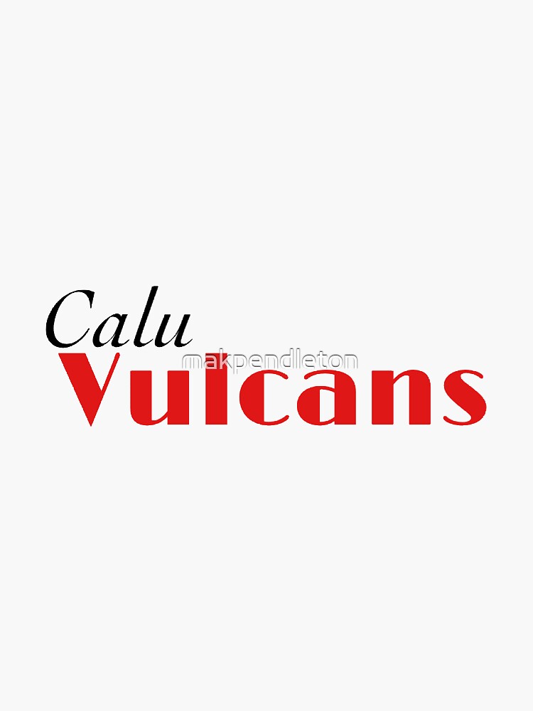 "calu vulcans" Sticker by makpendleton | Redbubble