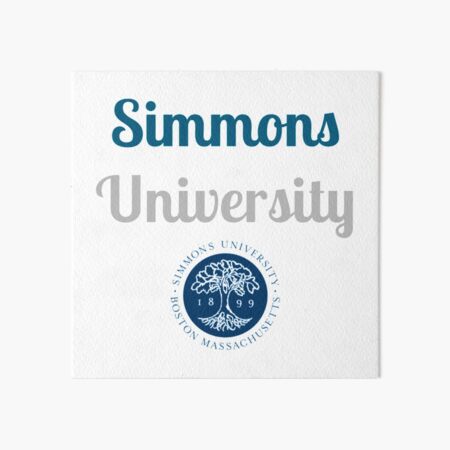 "Simmons University Logo" Art Board Print for Sale by Ka1830 | Redbubble