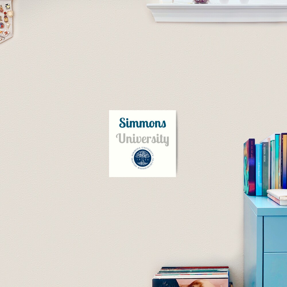 "Simmons University Logo" Art Print for Sale by Ka1830 | Redbubble