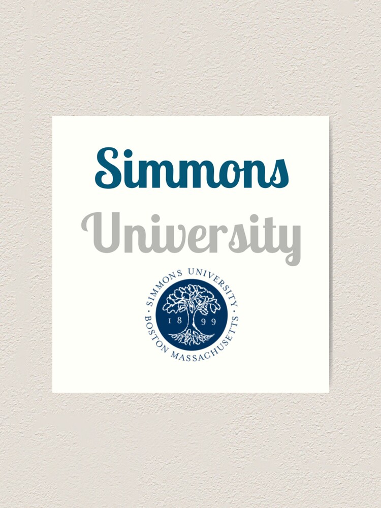 "Simmons University Logo" Art Print for Sale by Ka1830 | Redbubble