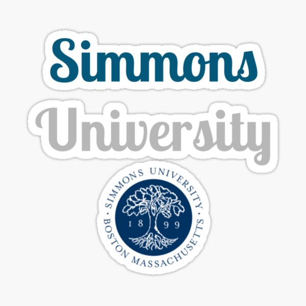 "Simmons University Logo" Sticker for Sale by Ka1830 | Redbubble