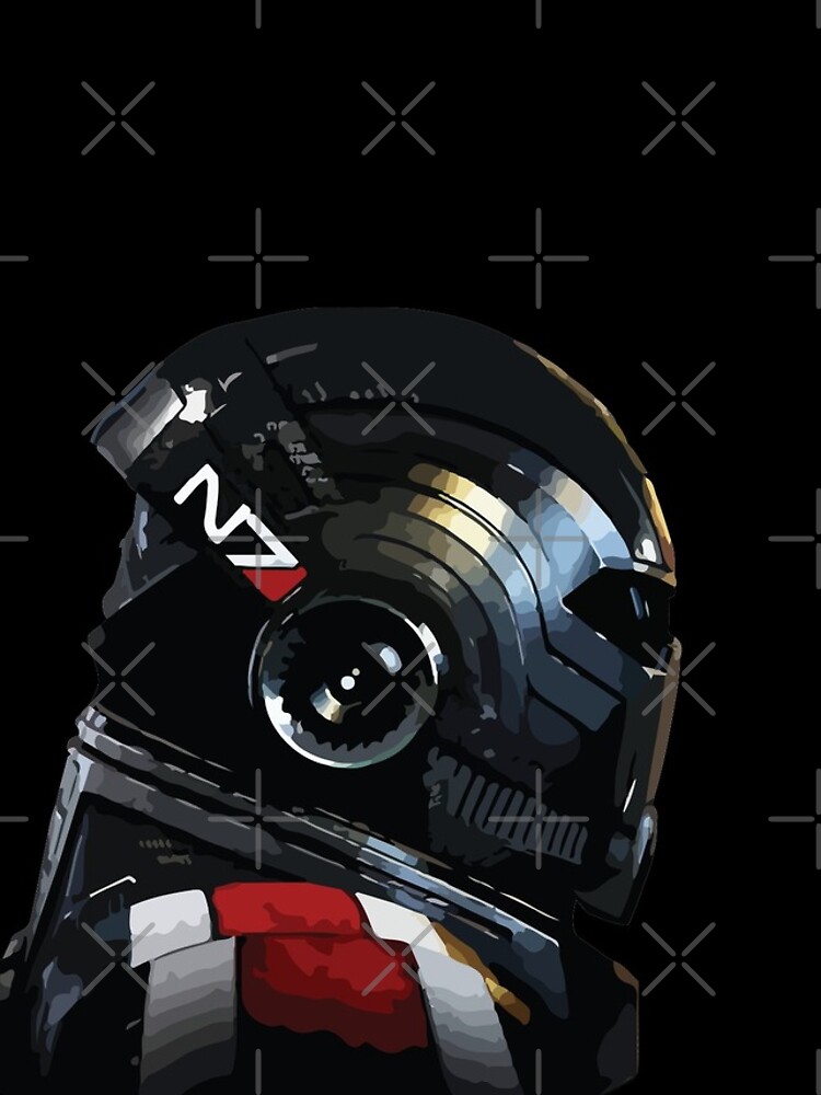 "N7 Commander Shepard Mass Effect" iPhone Case for Sale by GasparArts ...