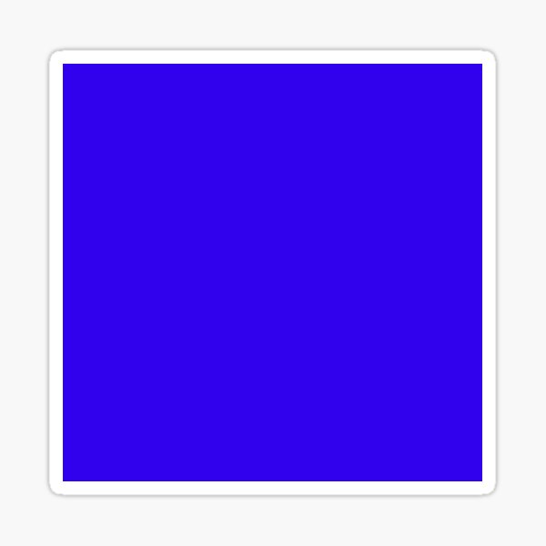 "Plain Blue Color" Sticker by ArtsyJulez | Redbubble