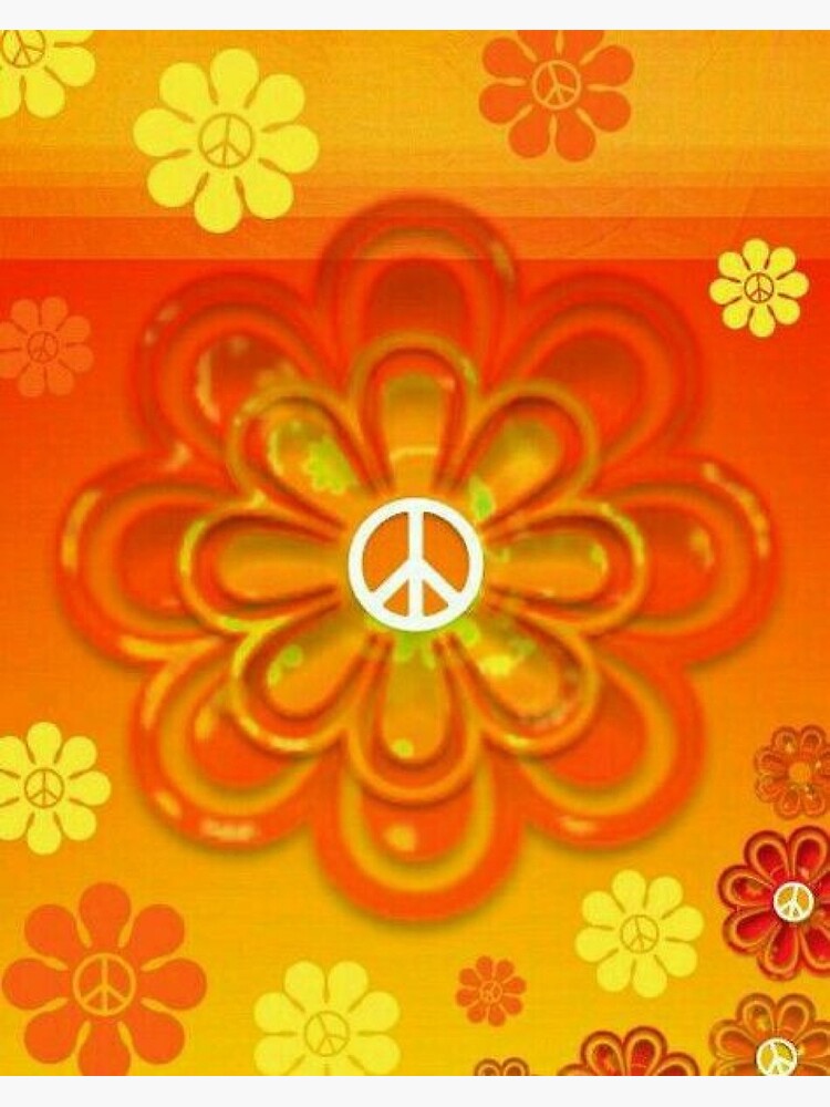 "y2k orange hippie aesthetic" Poster for Sale by elinguinness | Redbubble