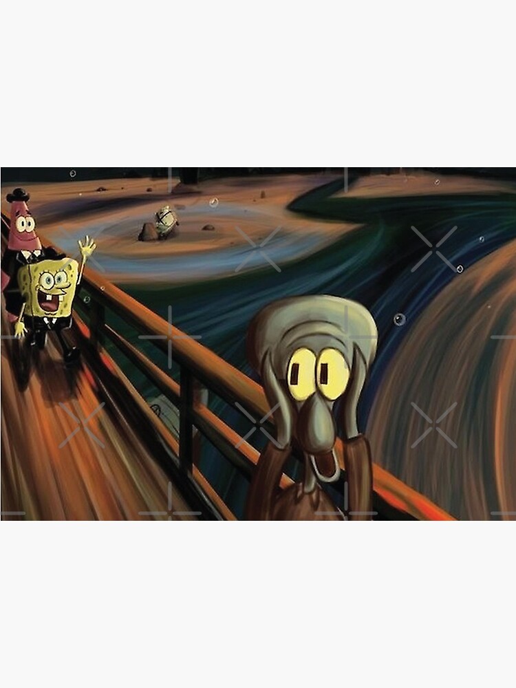 "squidward spongebob" Mask by black-horse | Redbubble