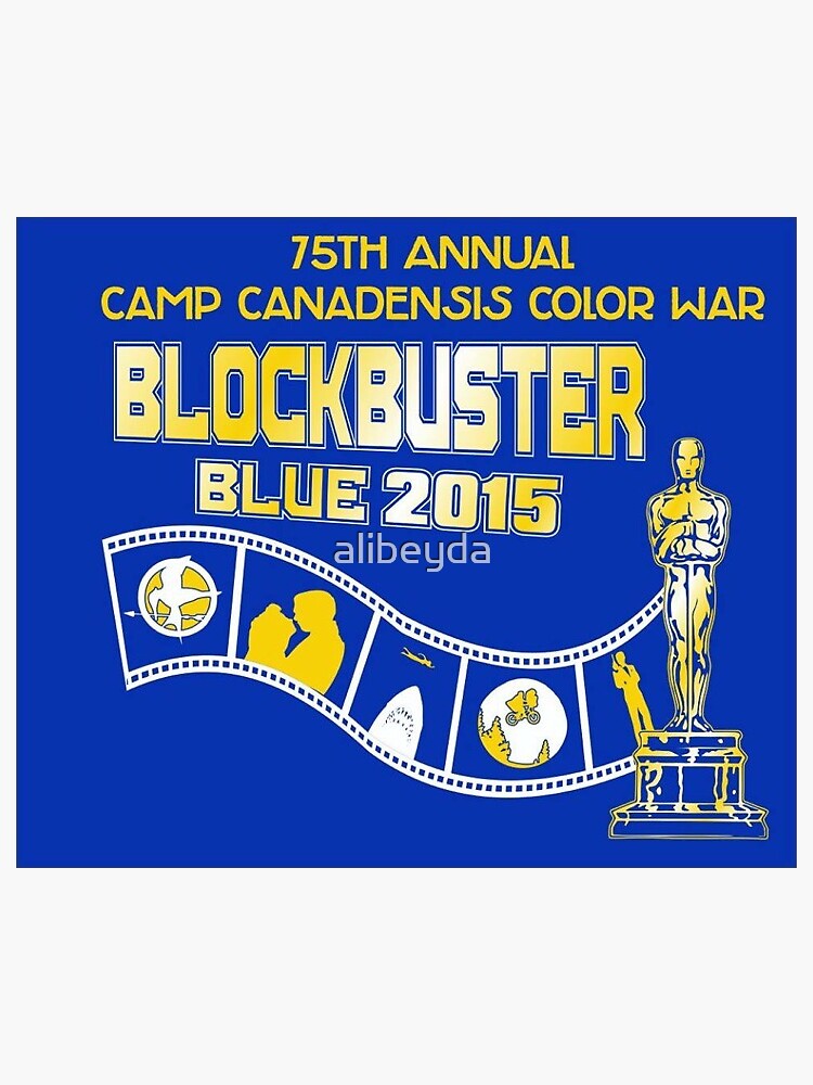 "Blockbuster Blue 2015" Sticker by alibeyda | Redbubble