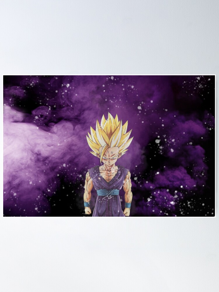 "Gohan SSJ2" Poster for Sale by drawinsaiyan | Redbubble
