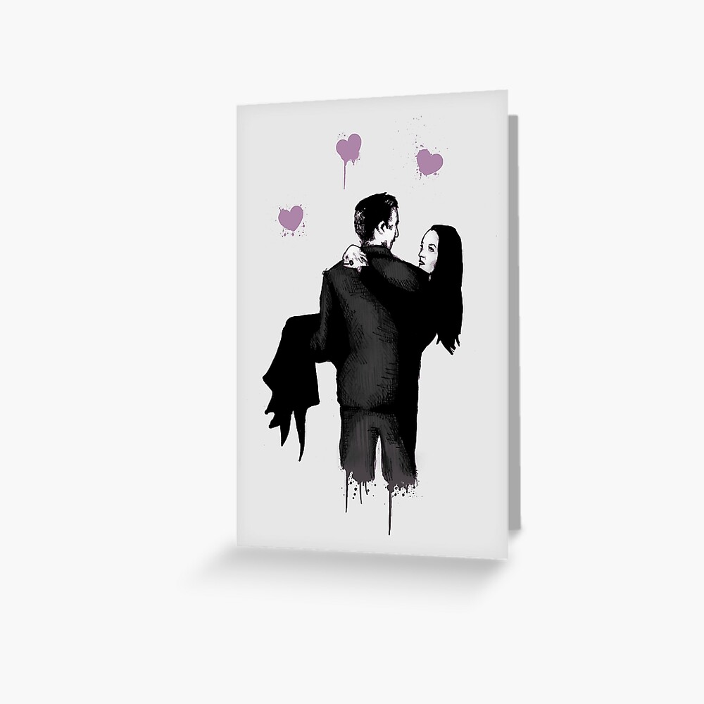 "Spooky Love" Greeting Card by LVBART | Redbubble