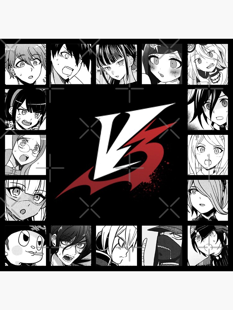 "DRV3 Manga Collection Ver. 3" Sticker for Sale by Attic-Worms | Redbubble