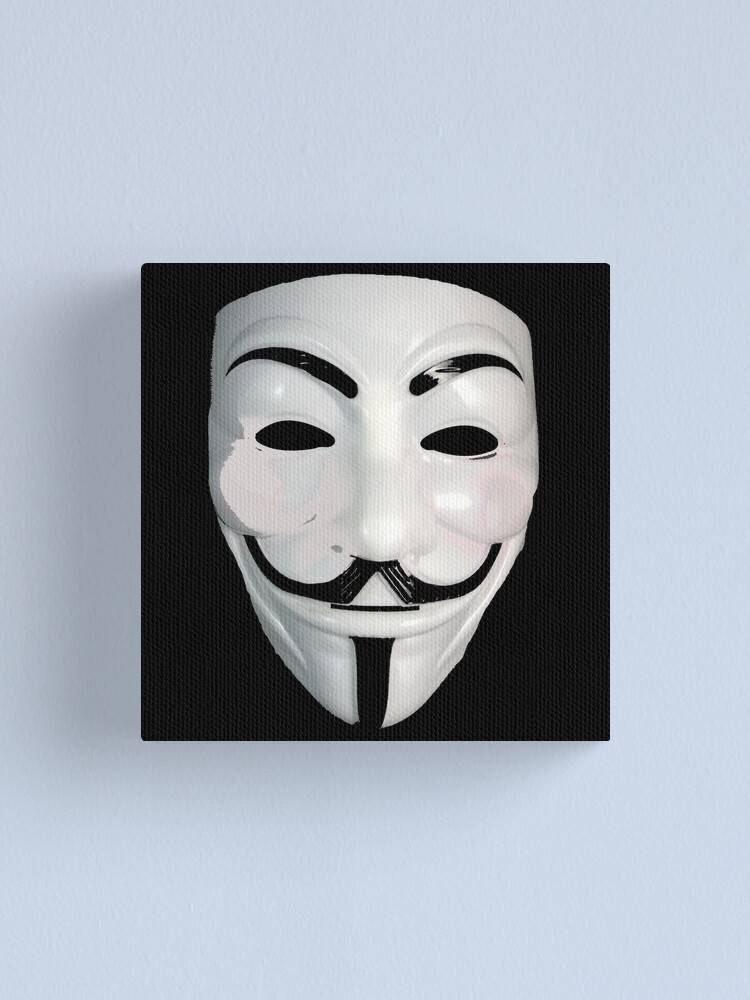 "Anonymous Anon Dark Web" Canvas Print for Sale by PlanetMonkey | Redbubble
