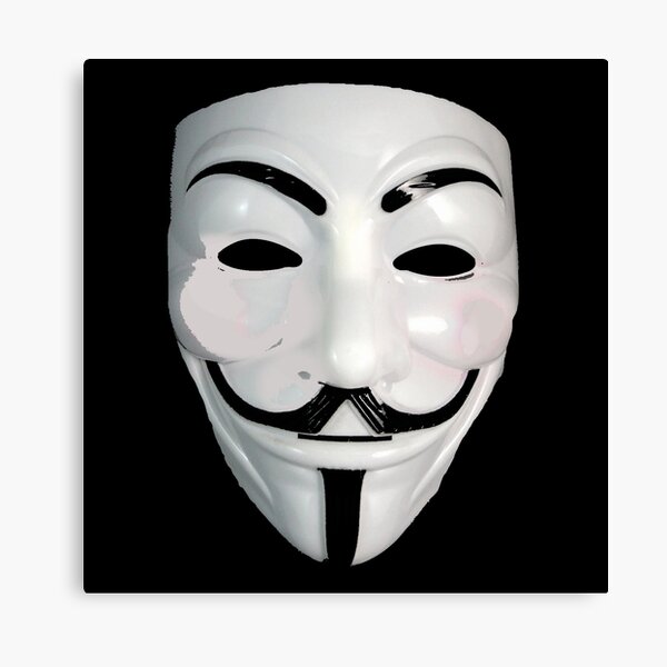 "Anonymous Anon Dark Web" Canvas Print for Sale by PlanetMonkey | Redbubble
